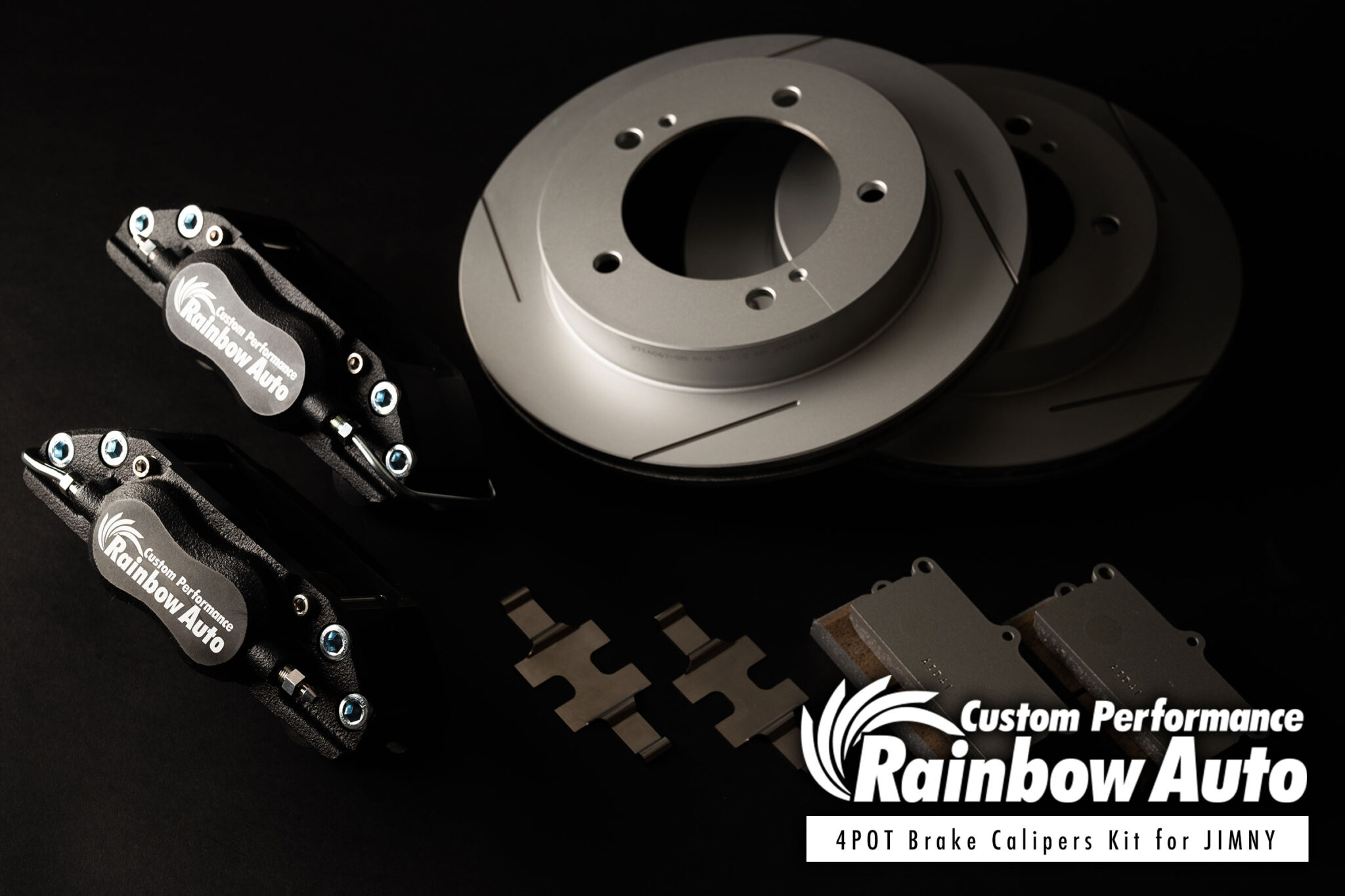 新商品｜RainbowAuto(レインボーオート)ジムニー4POTブレーキキャリパーキット | Rainbow Auto